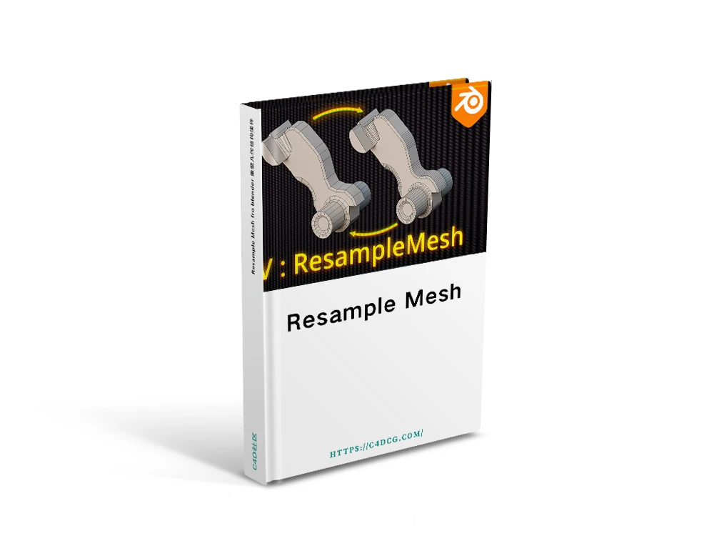 Resample Mesh v1.0.6 fro blender 重塑几何结构插件 – C4D社区
